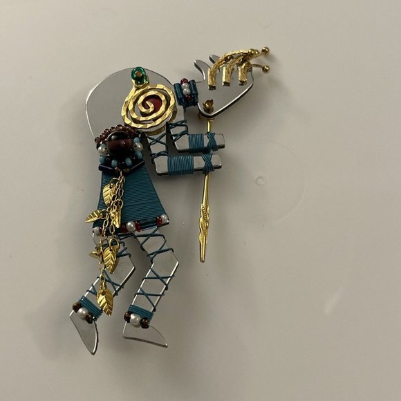 Kokopelli | Jewelry | Liztech Artisan Jewelry Kokopelli Indian Brooch ...